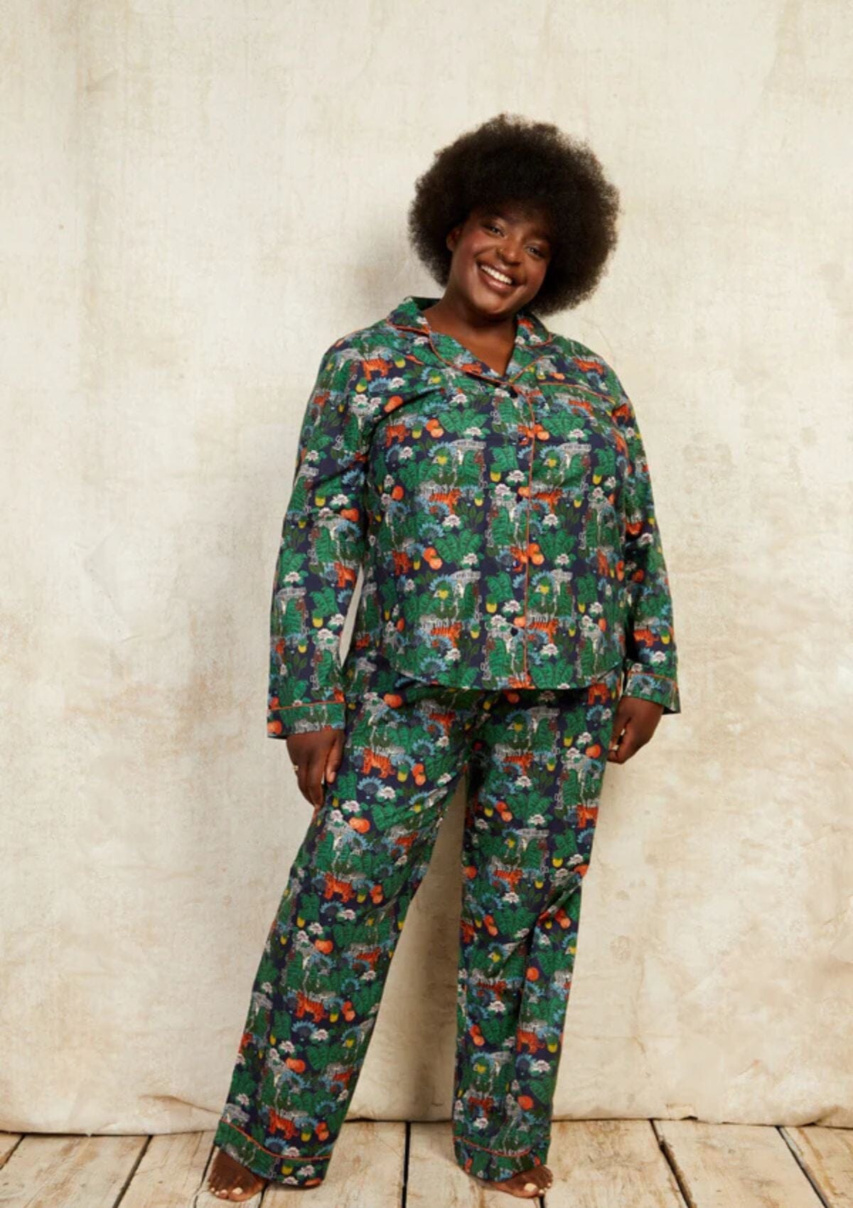 Cotton Menagerie Print Pyjamas | Their Nibs – Eighty Seven